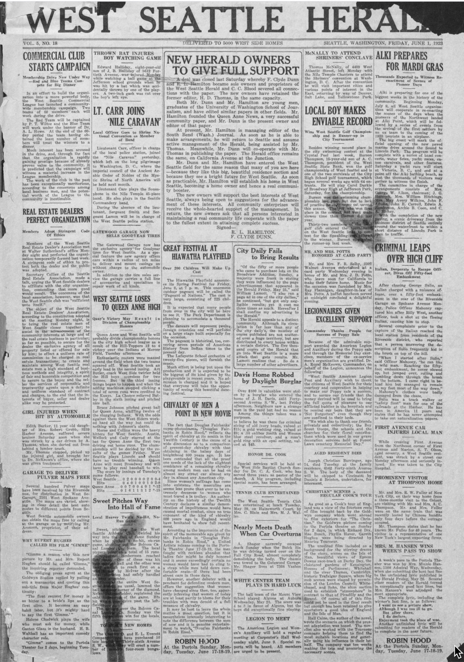 So ends an era; Our near century of service in print is over | Westside ...